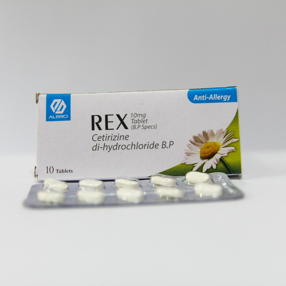 Rex (Anti Allergy) - 10mg Tablets – HealthMart Wholesale